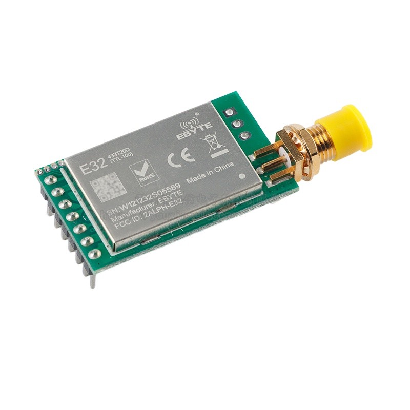 SX1278 LoRa wireless module 433MHZ UART wireless serial port module SMA ...
