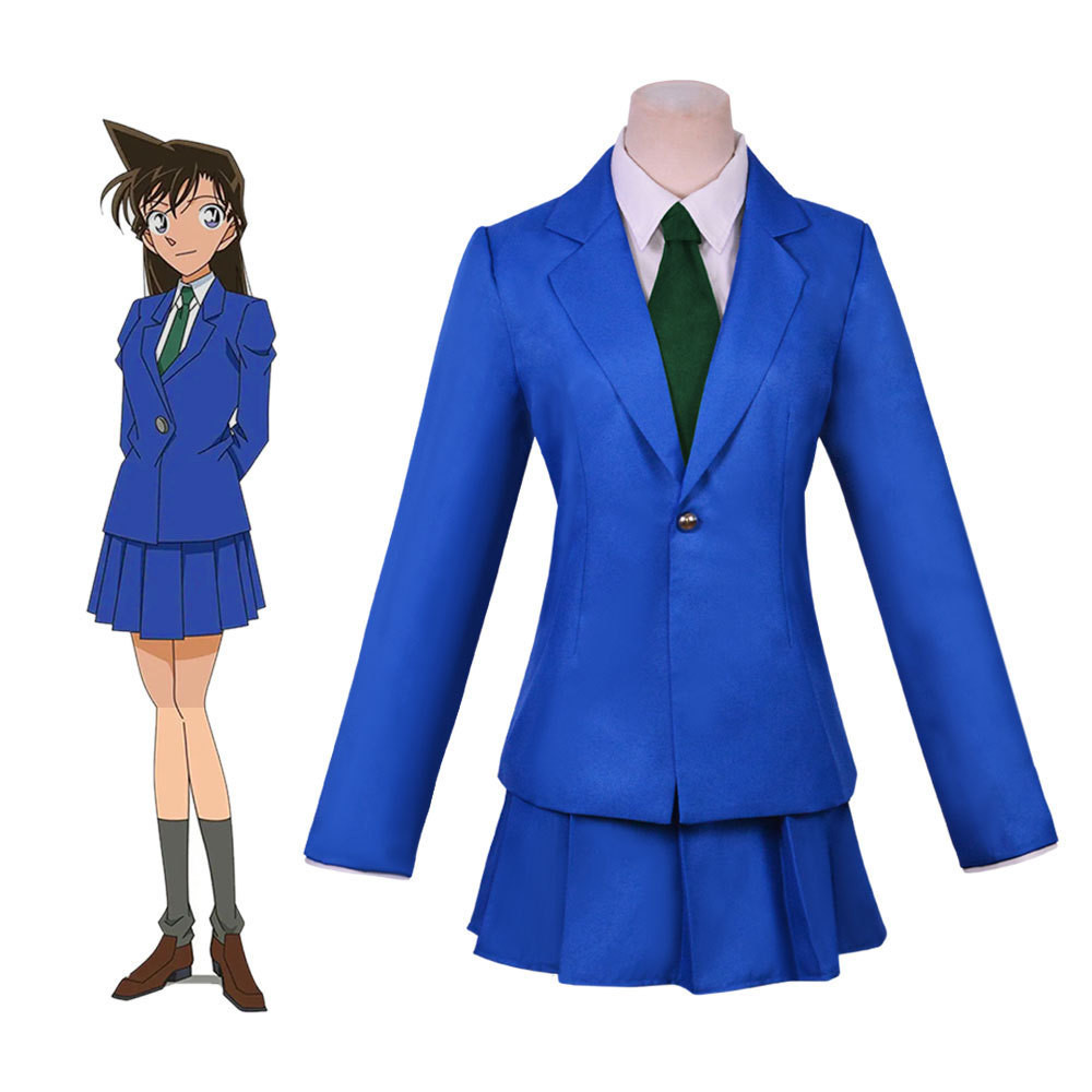 Detective Conan Kudo Shinichi cosplay costume Mouri Ran Kobayashi high ...