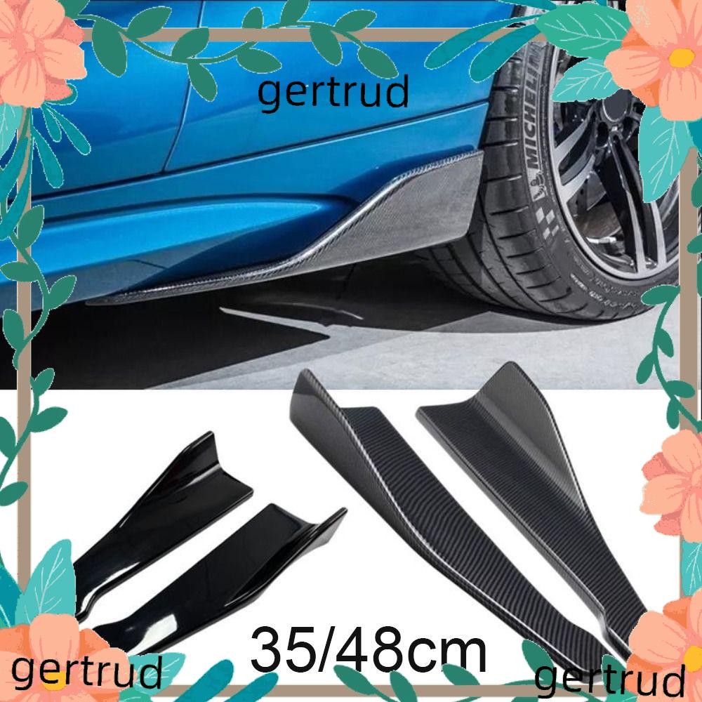GERTRUD Car Side Skirt Bumper Bars, Extensions Carbon fibre Car Bumper ...