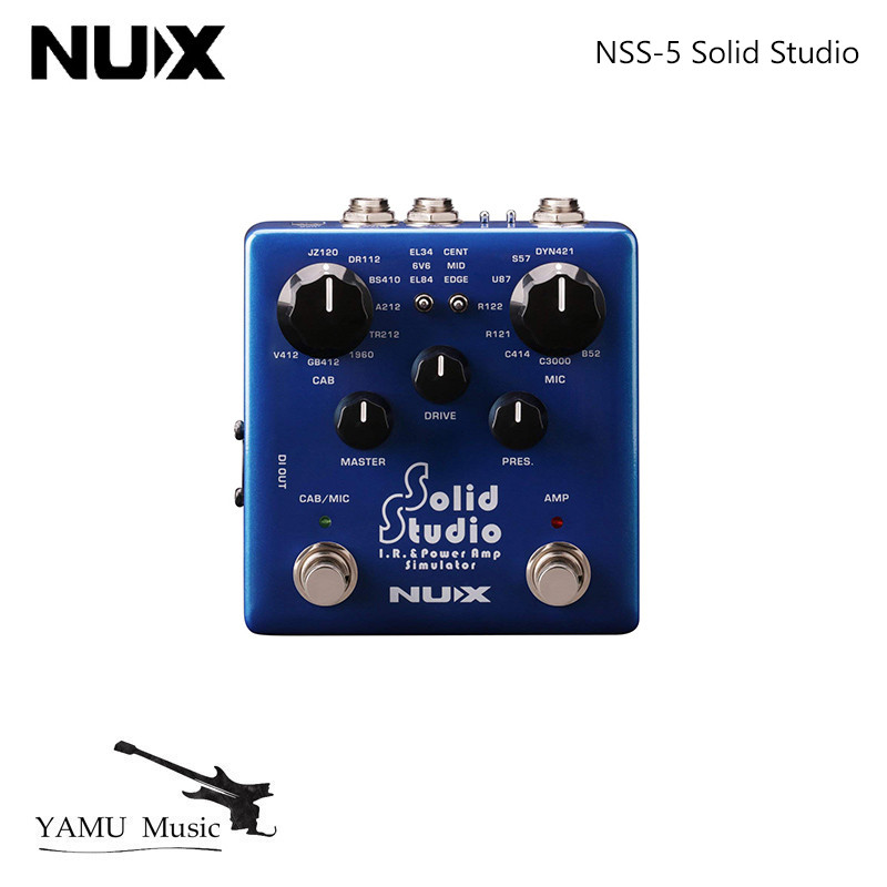 NUX NSS-5 Solid Studio Series Solid Studio Guitar Amp Simulator IR Loader NSS5 Solid Studio ...