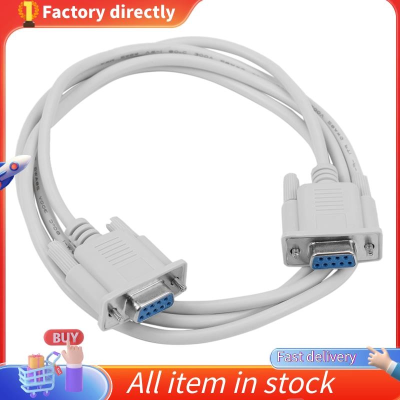 In stock-1PC 5ft F / F Serial RS232 Null Modem Cable Female to Female ...
