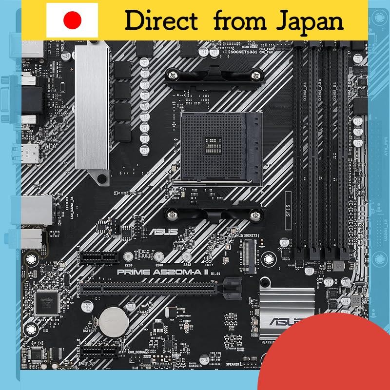 ASUS PRIME A520M-A II AMD Ryzen 5000 series AM4 compatible A520 ...