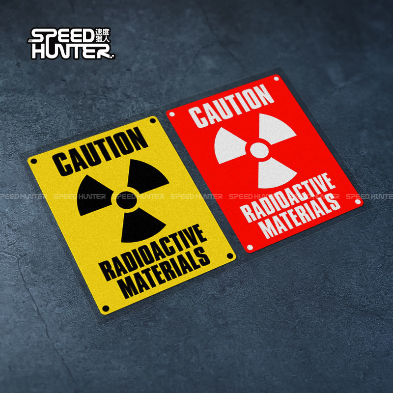Nuclear Radiation Resident Evil Pollution Leakage Label Car Sticker ...