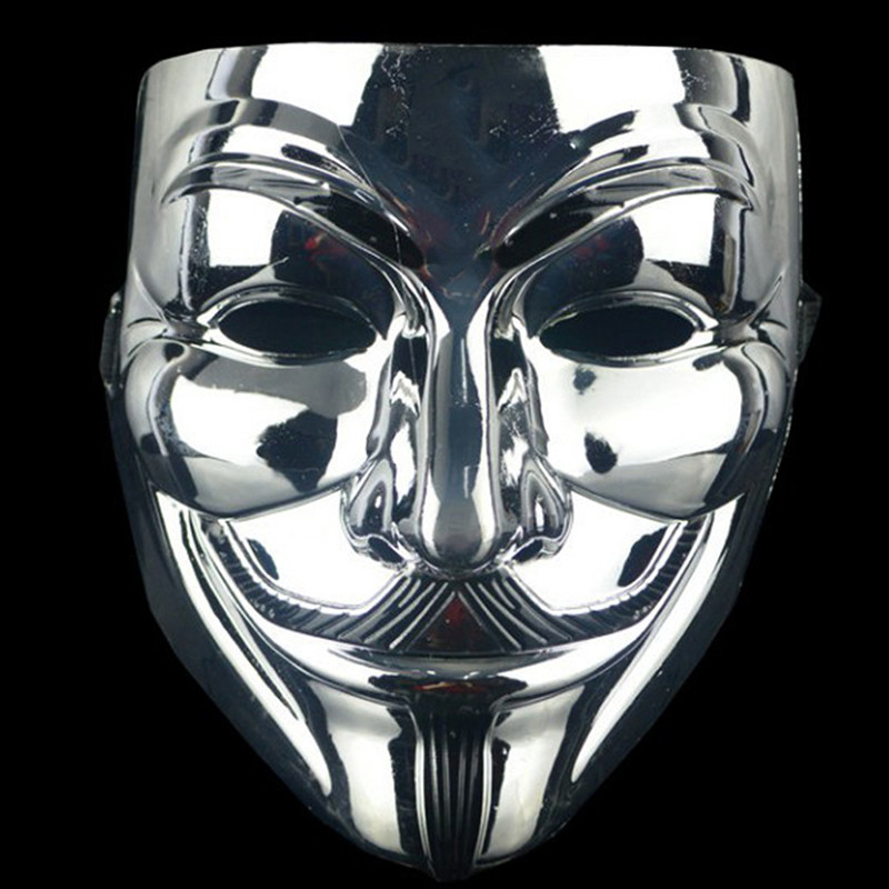 GMARTY Anonymous Vendetta Guy Fawkes Hacker Face Mask Adults Halloween ...
