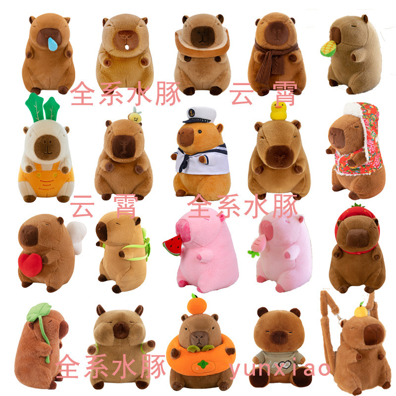Capy Capybara Capybara Ugly Cute Doll Capybara Pillow Hug Sleeping Doll ...