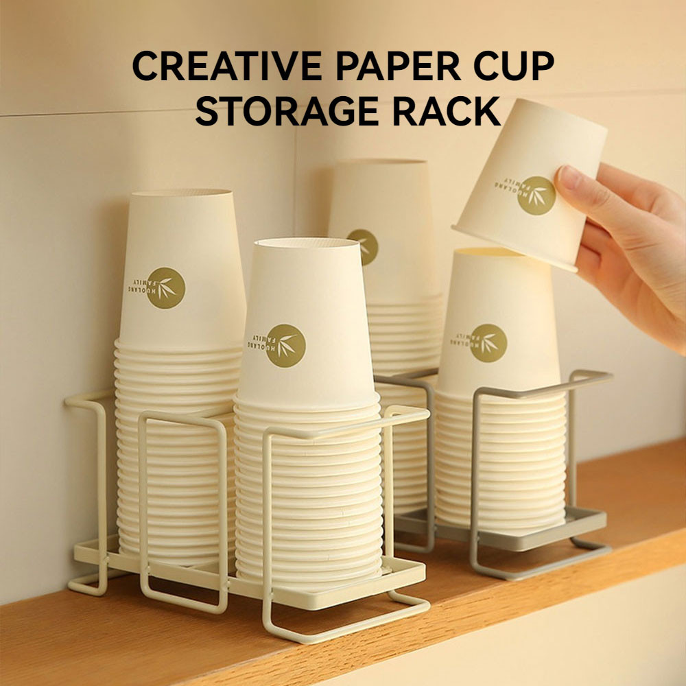 Shopware Paper Cup Holder Metal Paper Cup Rack Disposable Cup Rack ...