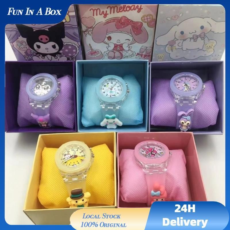 Cute Sanrio Cartoon kuromi melody watch for Elementary School kids ...