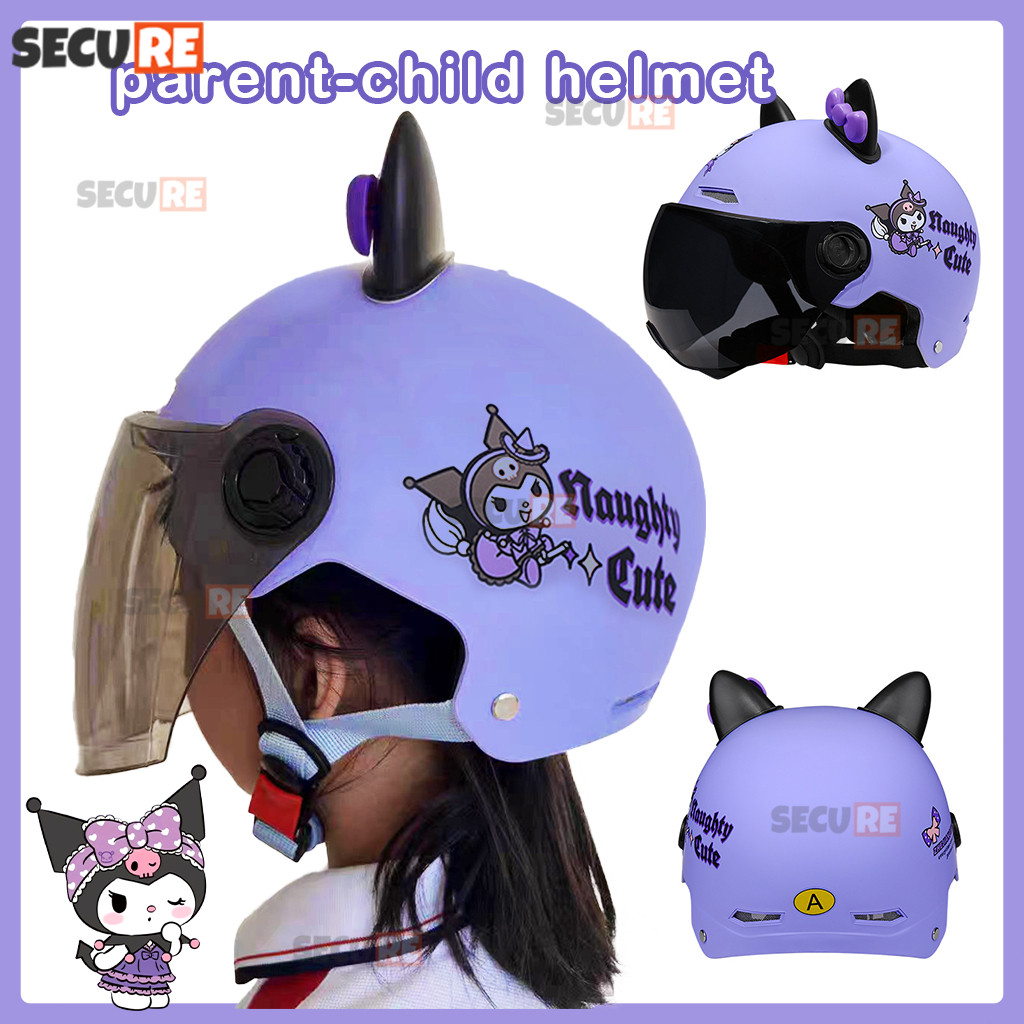 Helmet For Girls Kids Motorcycle Helmet Cute Cartoon Design And ...