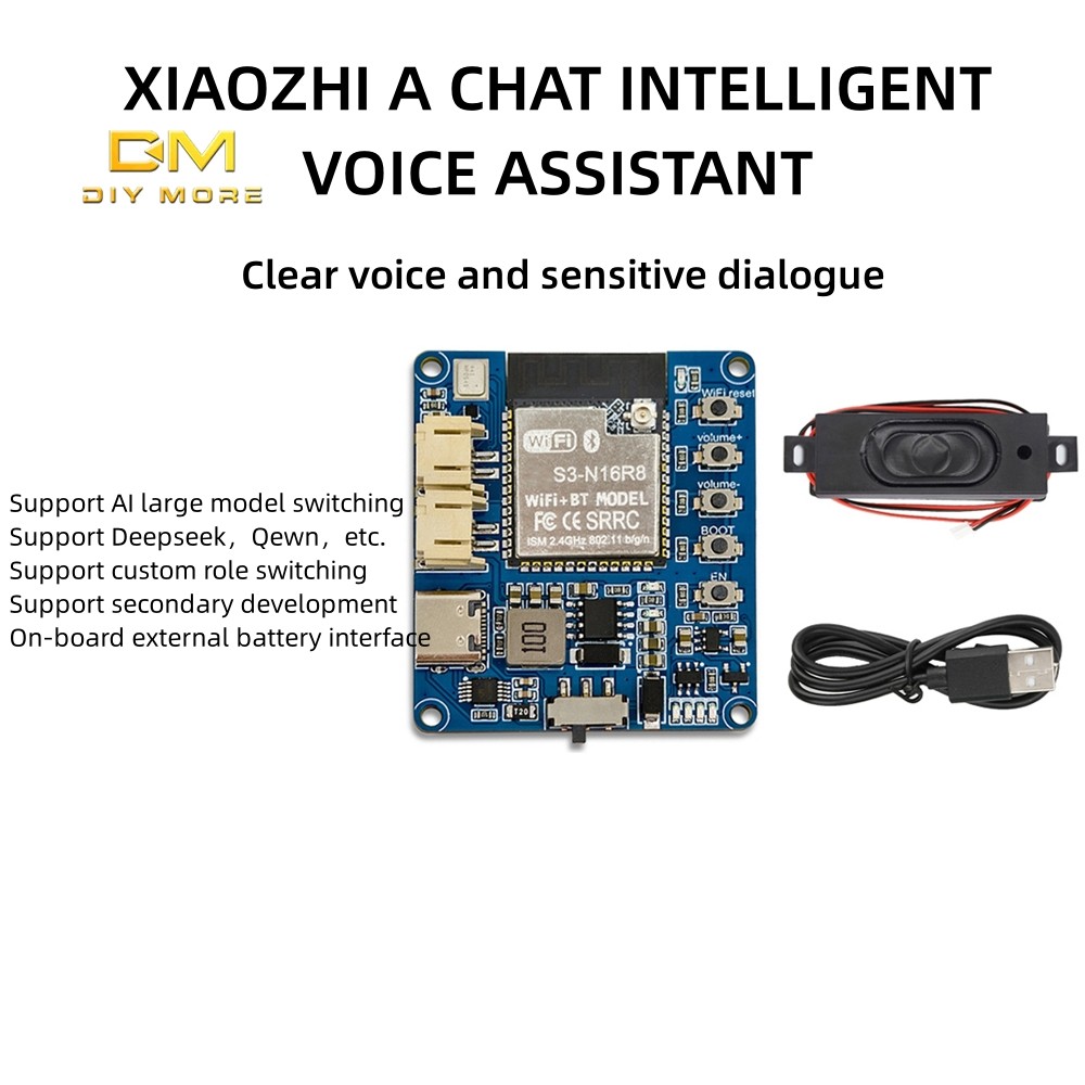 DIYMORE ESP32-S3 Voice Chat Module Xiaozhi Ai Artificial Intelligence ...