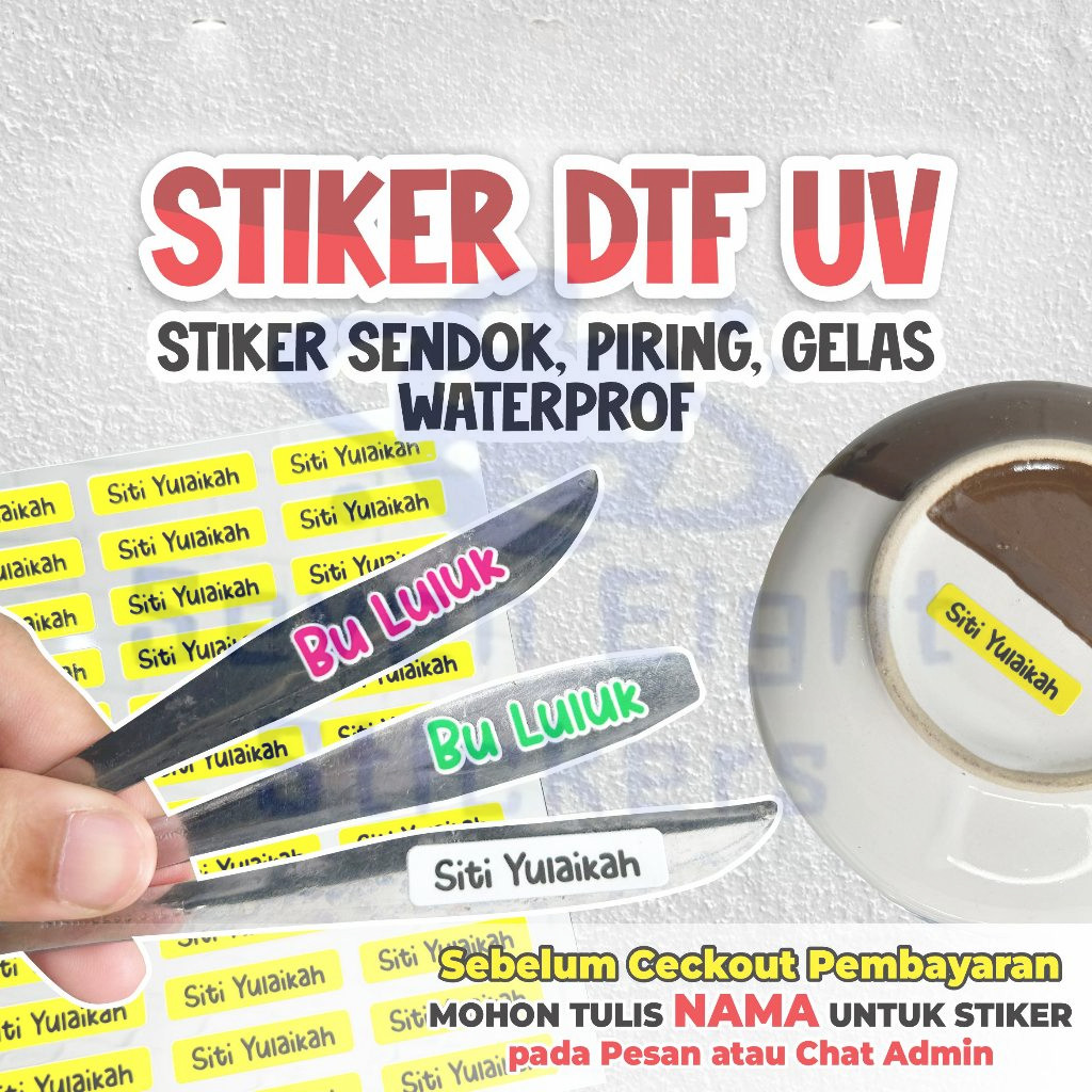 Custom waterproof UV stickers | Small sized dtf UV stickers | Tool ...