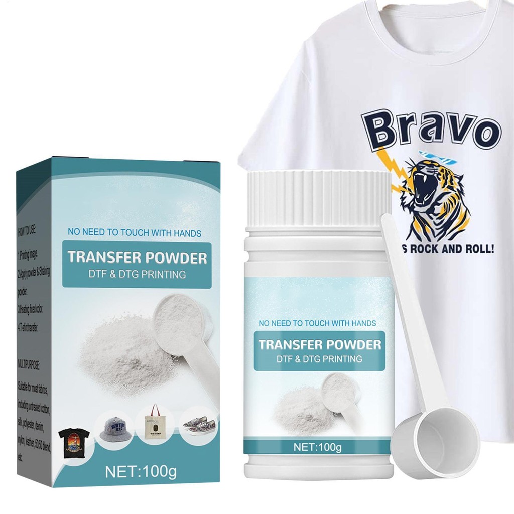 DTF Transfer Powder DTF Pretreat Powder Waterproof DTF Powder Digital ...