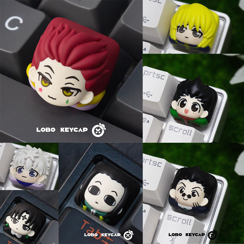 Hunter X Hunter Keycaps Anime Custom Mechanical Keyboard Keycap Set ABS ...
