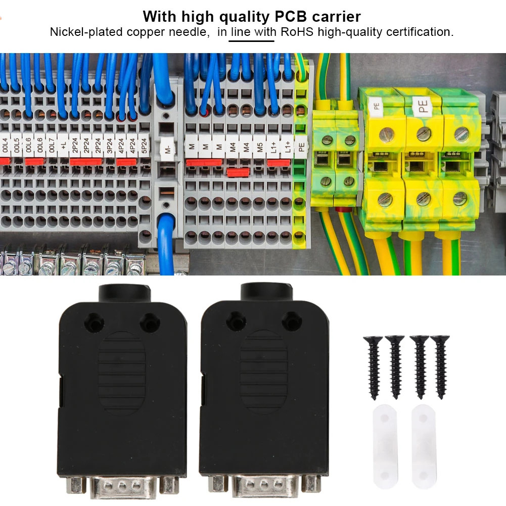 RS485 DB9 Screw Terminal Block Solderless Terminal Block Adapter With ...