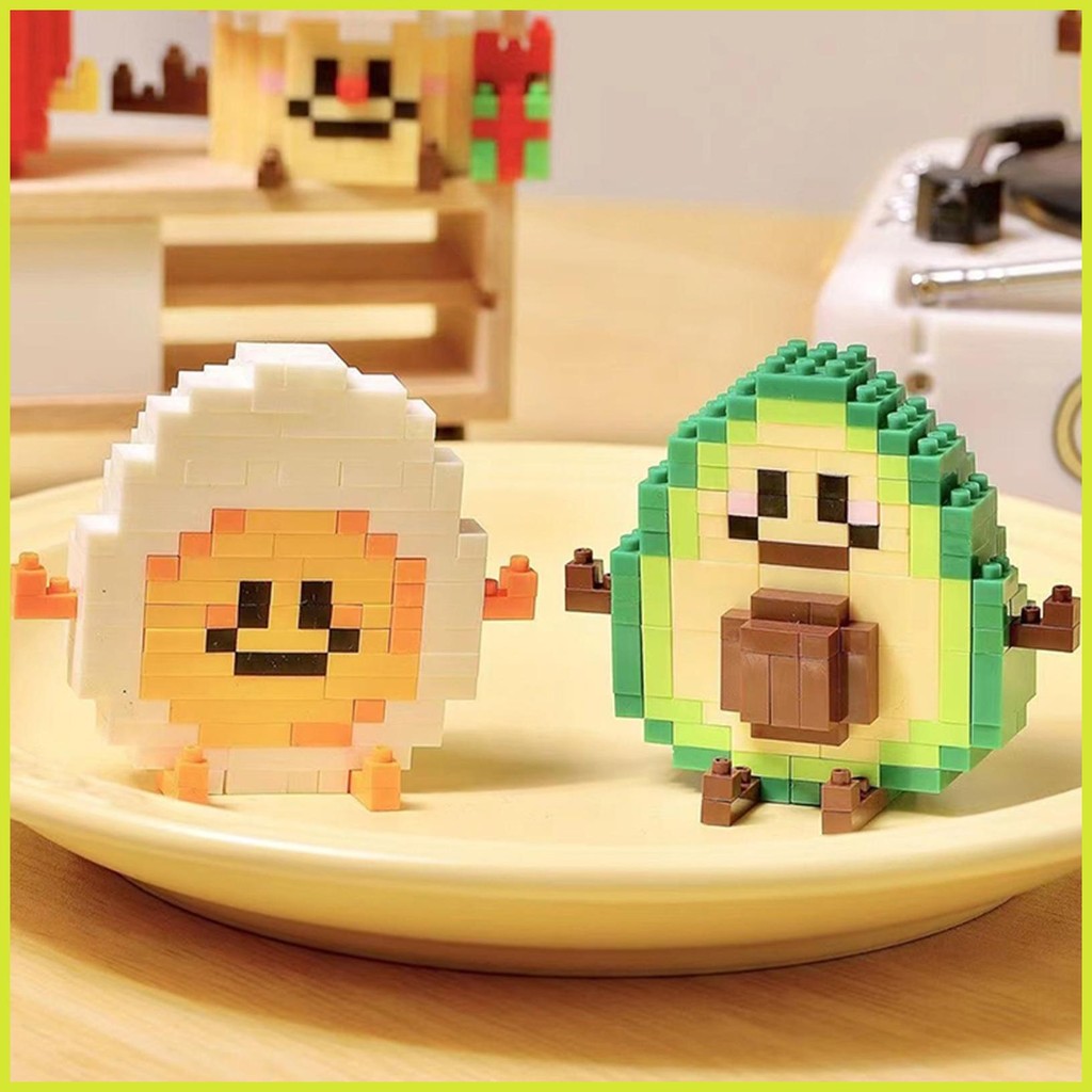 Fruit Building Blocks Building Blocks Party Favors Mini Cute Fruit ...