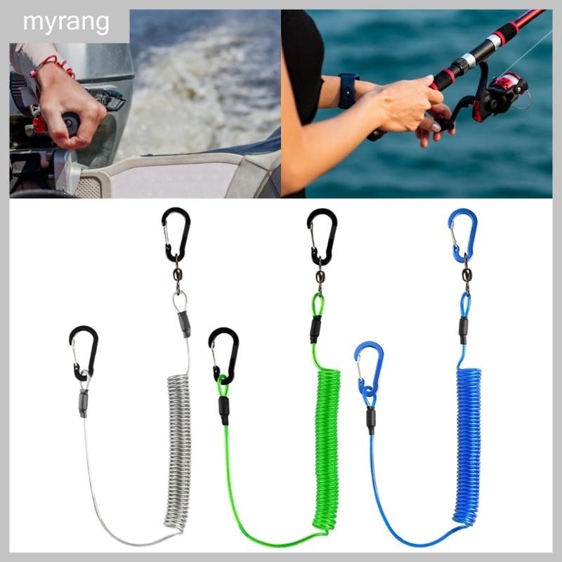MG Fishing Lanyard Rope Leash Coiled Lanyard Extend to 70inch for ...