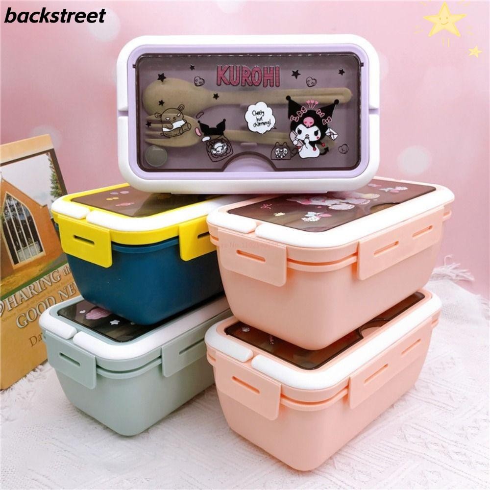 BACKSTREET Bento Lunch Box, Cartoon Sanrio Kuromi Melody Lunch ...