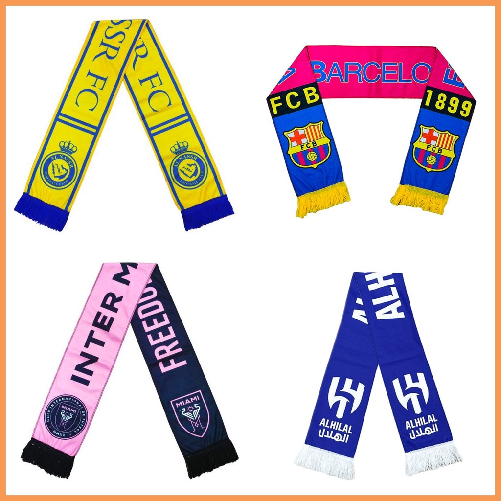 Miami International Riyadh victory Football fan plush scarf Premier ...