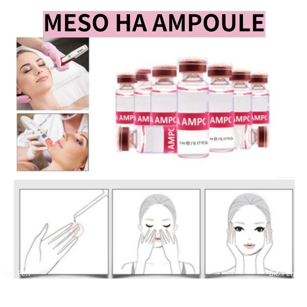 HA Collagen Hyaluronic Acid Skin Whitening Serum Microneedle Instrument ...
