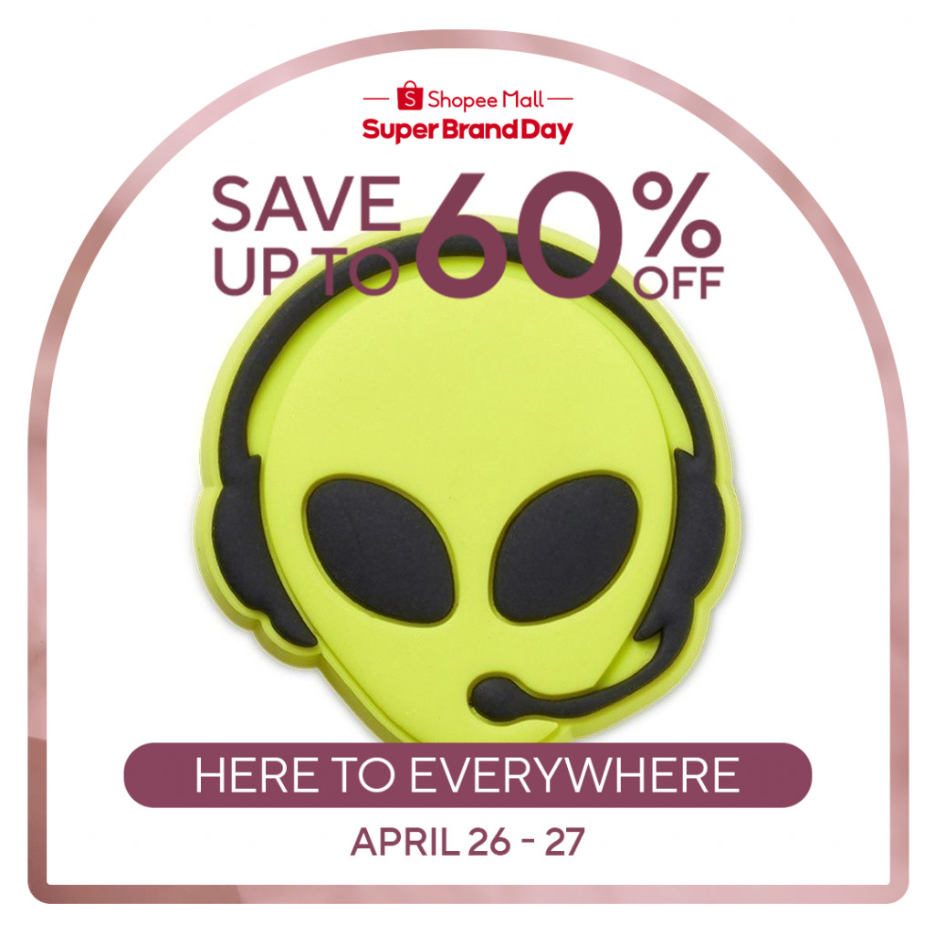 Crocs Jibbitz Charm Alien with Headset | Shopee Philippines