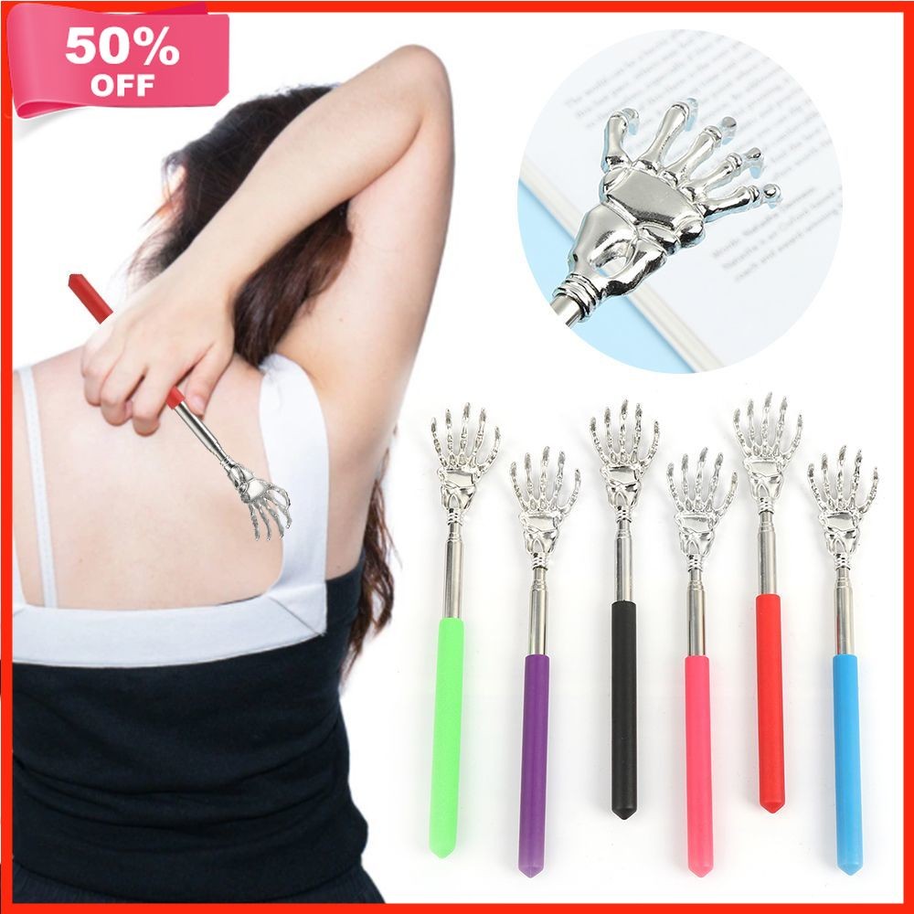 Adjustable Back Scratcher Stainless Steel Telescopic Back Scratcher ...