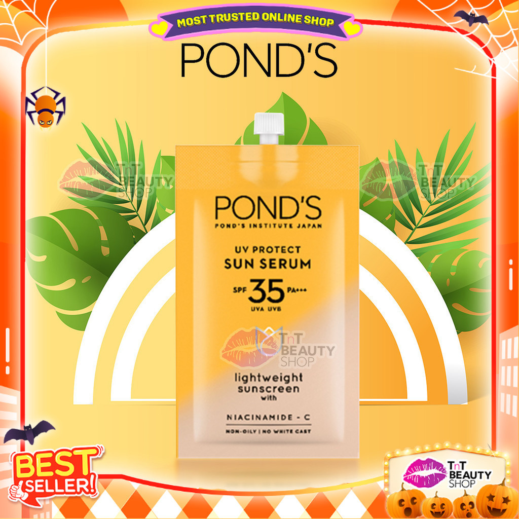 Ponds Bright Beauty UV Protect Sun Serum SPF 35 7.5gr - PONDS - TnT Beauty Shop | Shopee Philippines