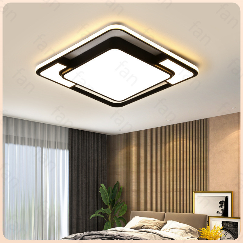 Tri Color Ceiling Light for Bedroom with Remote Modern Ceiling Lamp for ...