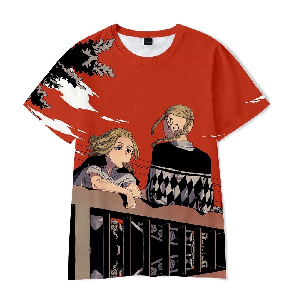 Men clothes 2021 Japan Anime Tokyo Revengers T Shirt Harajuku Tokyo ...