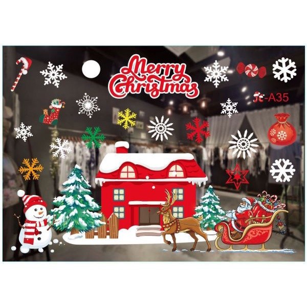1roll colorful window stickersdecorations white snowflake seamless ...