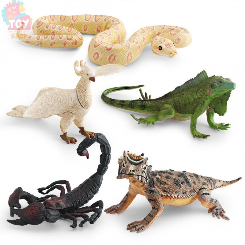 Children's Educational Toys Simulation Wildlife Model White Phoenix ...