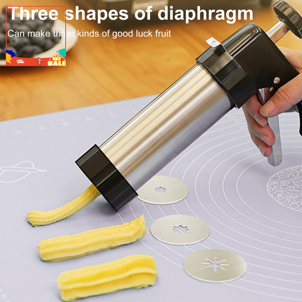 Churro Maker with Piping Bag Easy-clean Churro Maker Stainless Steel ...