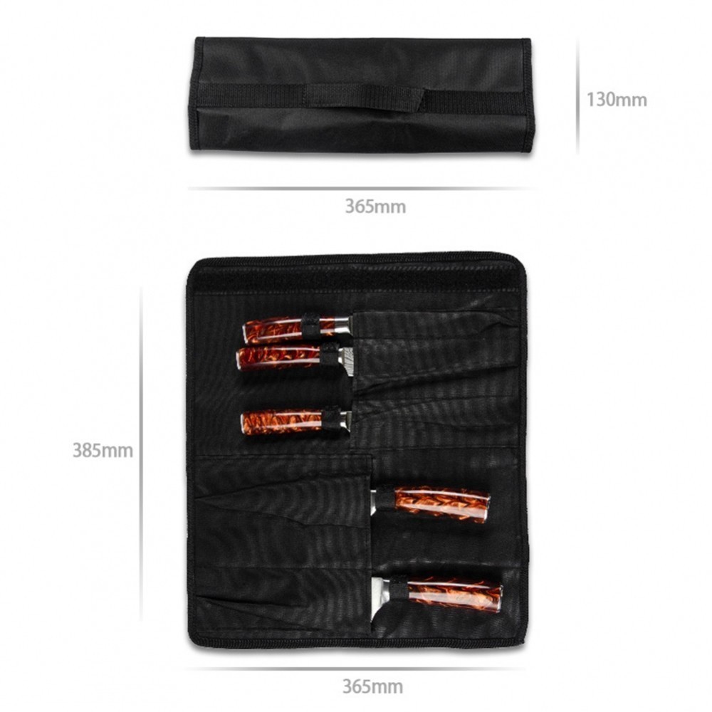 Chef Cutter Roll Bag Anti-scratch Blades Cooking Damage Proof Portable ...