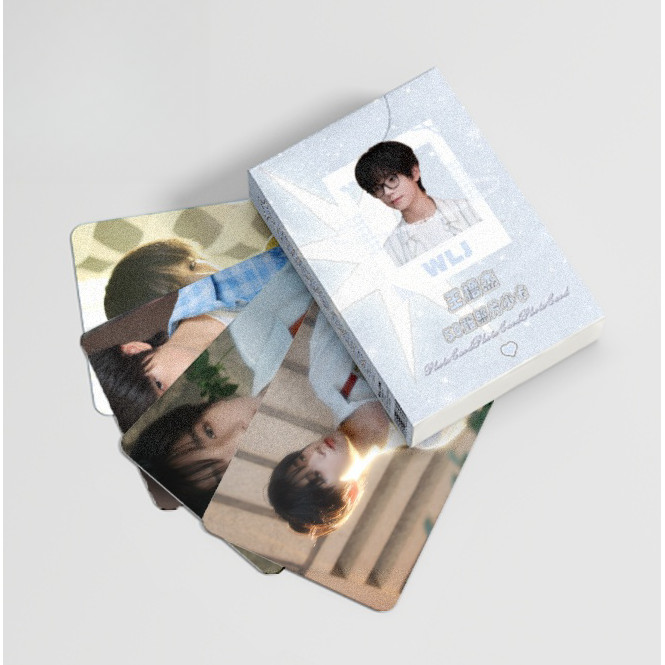 50-55pcs TF Family 4th generation Wang Lujie Hologram Laser Lomo Cards ...