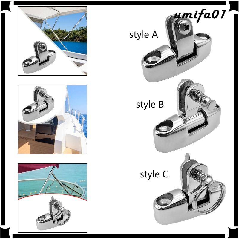[ Boat Top Bimini Deck Hinge Swivel Side Mount Bimini Top Hardware ...