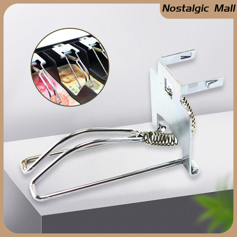 Metal Cash Register Drawer Box Bill Tray Clips universal Cashier Box ...