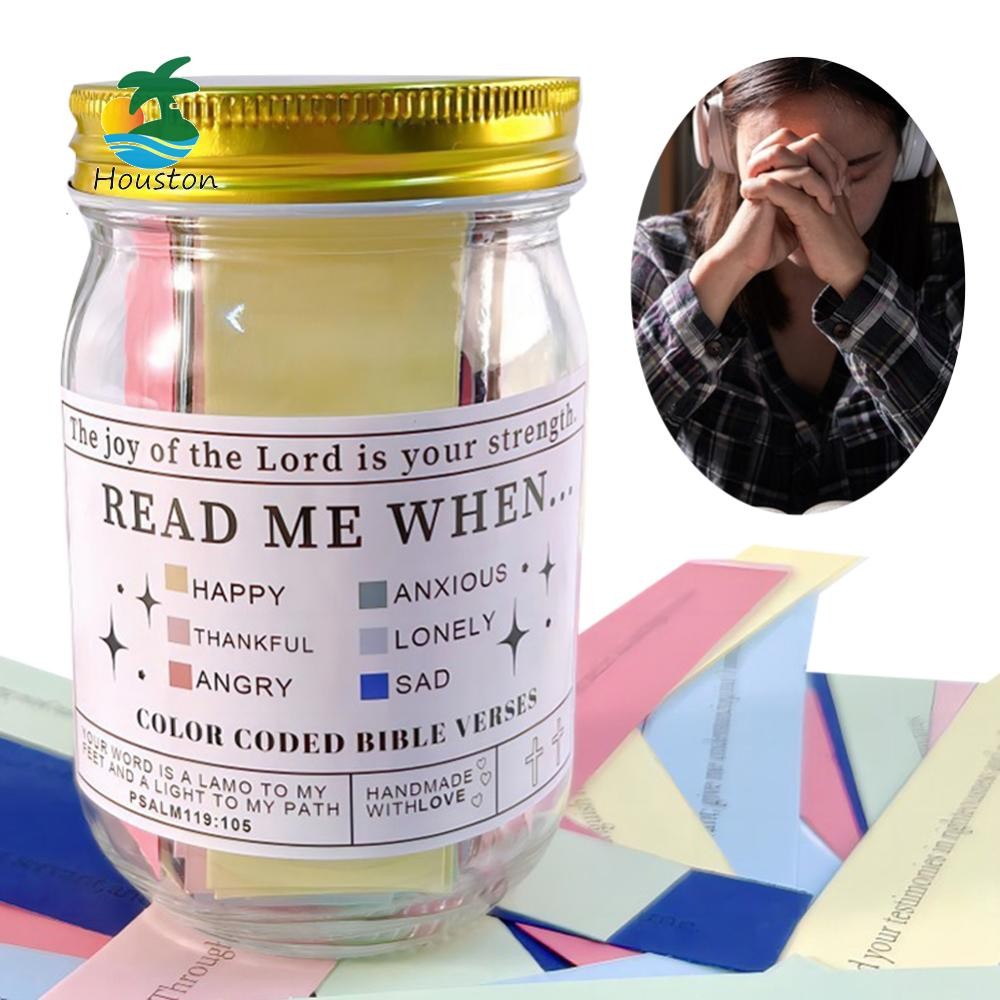 Bible Verse Jar Gratitude Jar 60 Cards Blessings Jar Best Christian ...