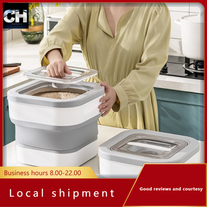 10kg Rice Dispenser Rice storage box nano barrel insect-proof moisture ...