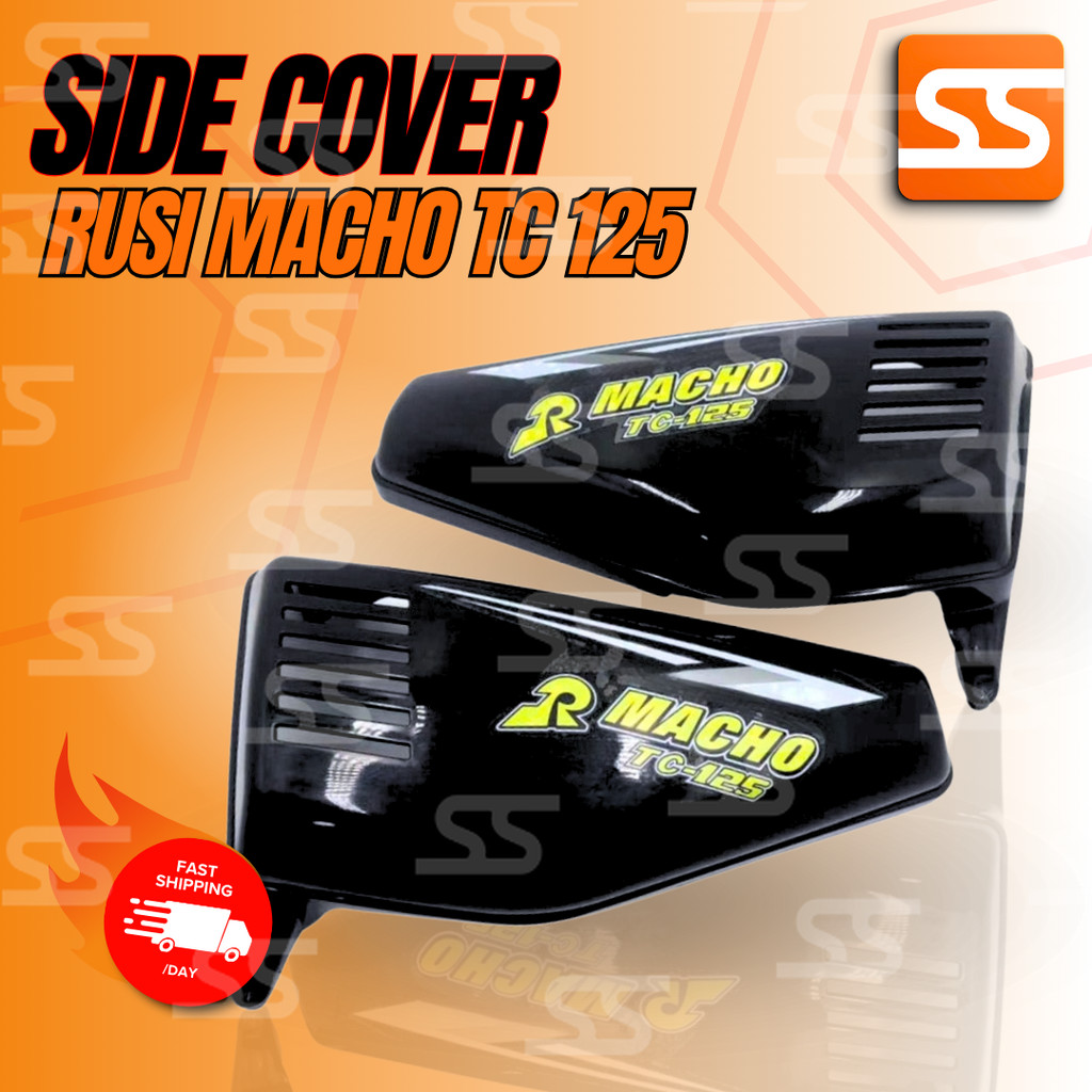 RUSI MACHO TC 125 SIDE COVER LEFT AND RIGHT PAIR | Shopee Philippines