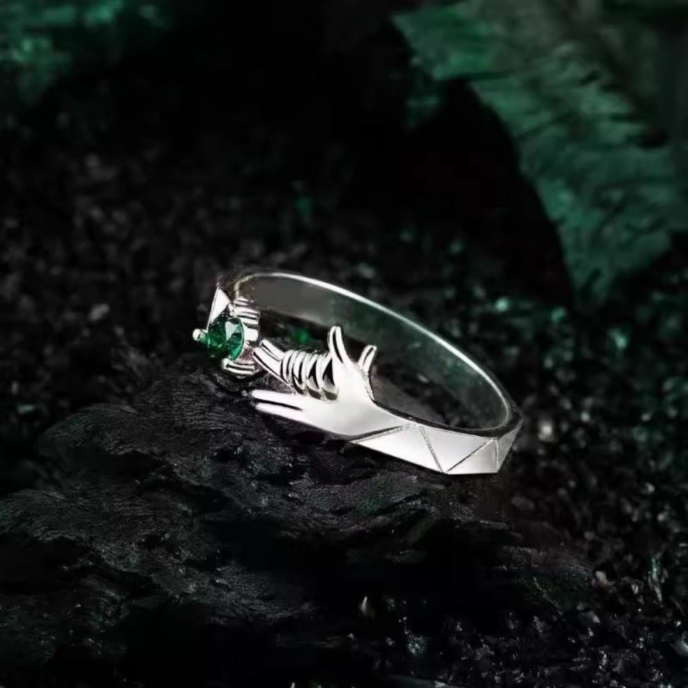 Anime Jujutsu Kaisen Ring Gojo Satoru Fushiguro Megumi Eyes Wolf ...