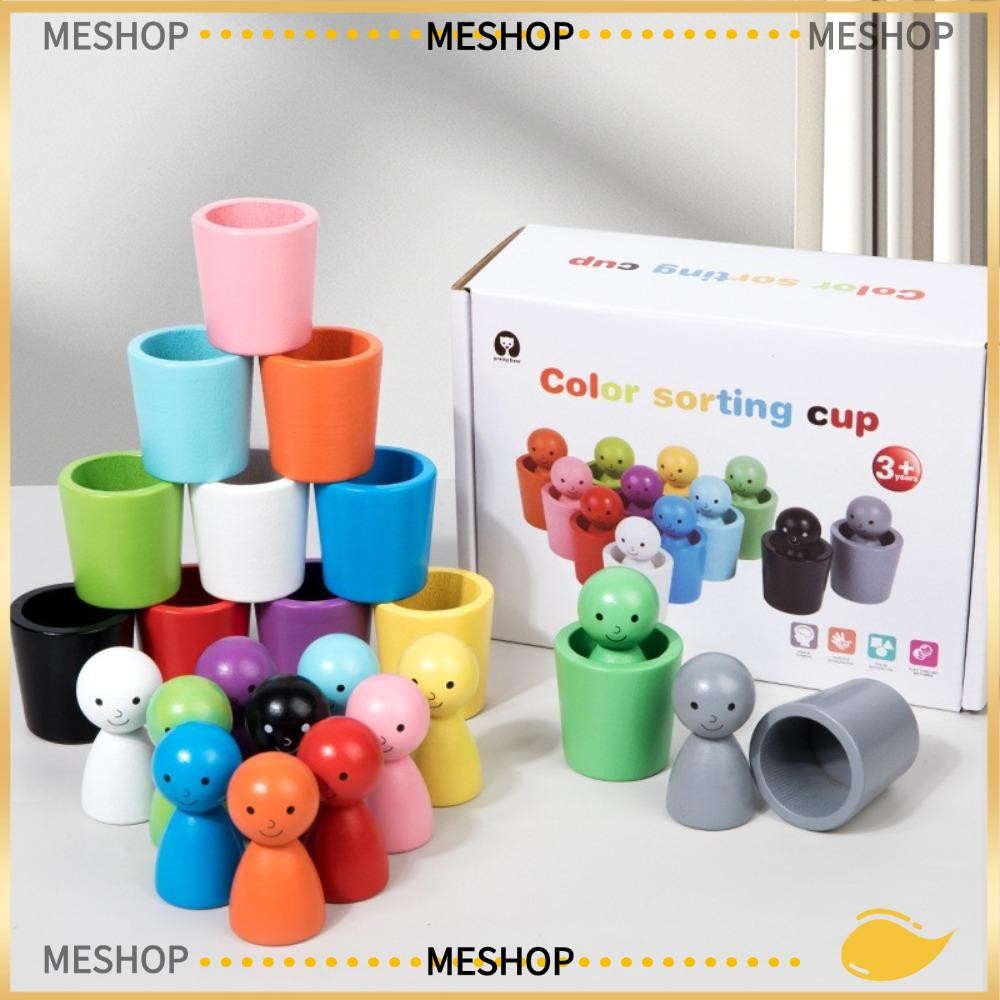 ME Color Sorting Cups, Fine Motor Rainbow Ball Color Sorting Sensory ...