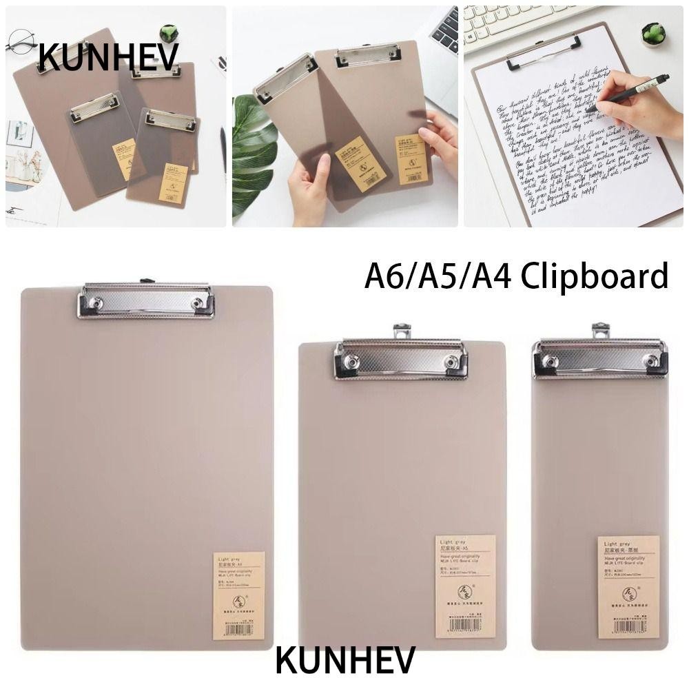 KUNHEV 2Pcs File Folder Board, Writing Pad Ticket Bill Holder A6/A5/A4 ...