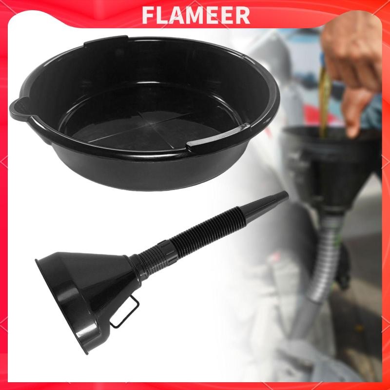 [Flameer] 6.5L Oil Drain Pan Motorcycle Motorbike Coolant Motor Oil ...