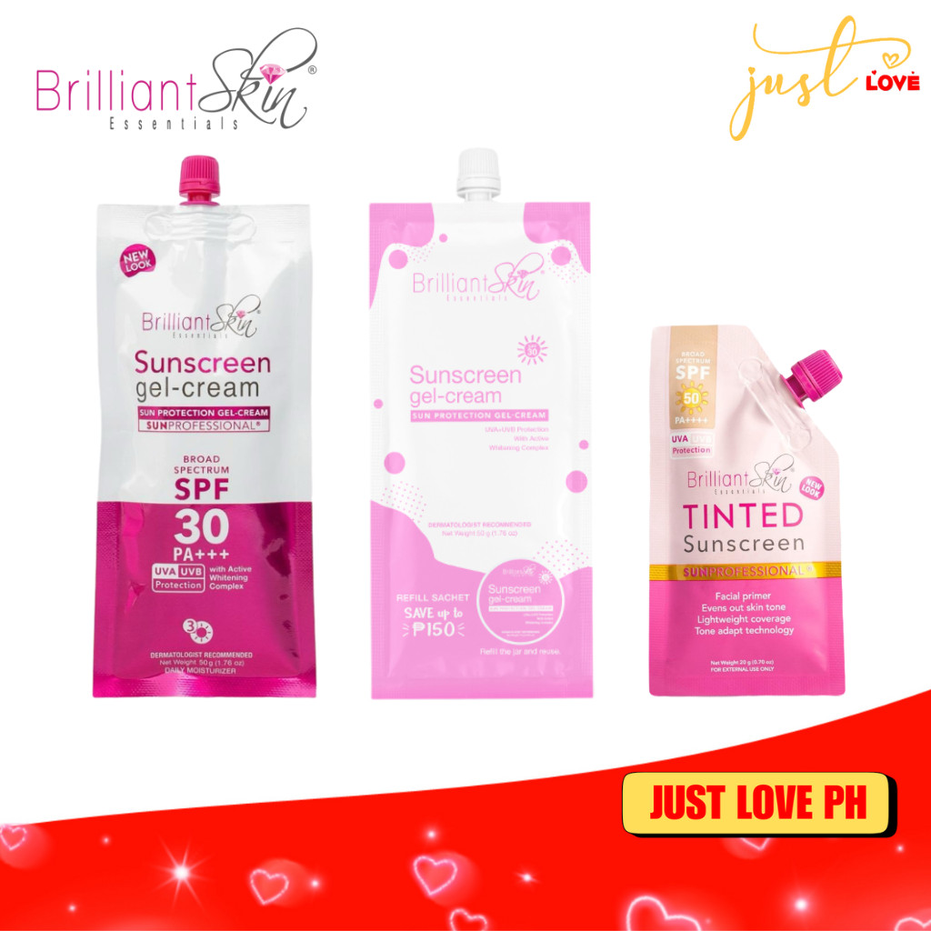 Brilliant Skin Sunscreen Gel Cream Classic 50g | Sunscreen Gel Cream ...