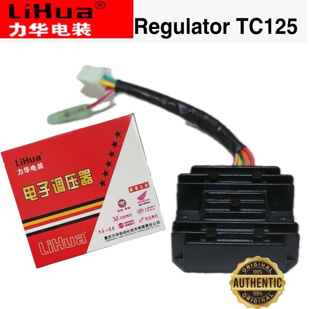 LIHUA Rectifier Regulator Rusi TC125, Tmx 125 Alpha | Shopee Philippines