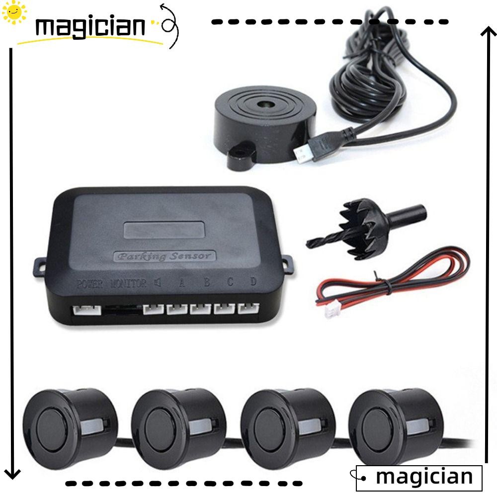 MAG Parking Sensor Kit, With 4 Sensors 12V Reverse Radar Sound ...