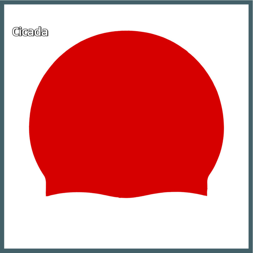 Cicada Long Life Swim Cap for Diving Long Hair Swimming Pool Hat Tear ...
