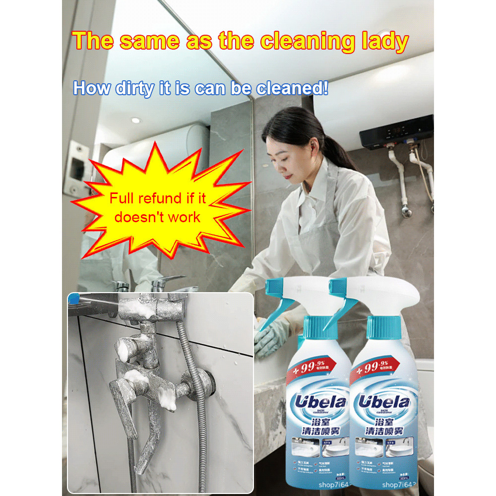 Bathroom Cleaning Spray for Limescale Toilet Scale and Porcelain Stain ...