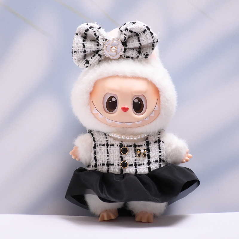 15cm 17cm labubu dress|black gauze skirt set|for labubu v1&v2 | Shopee ...