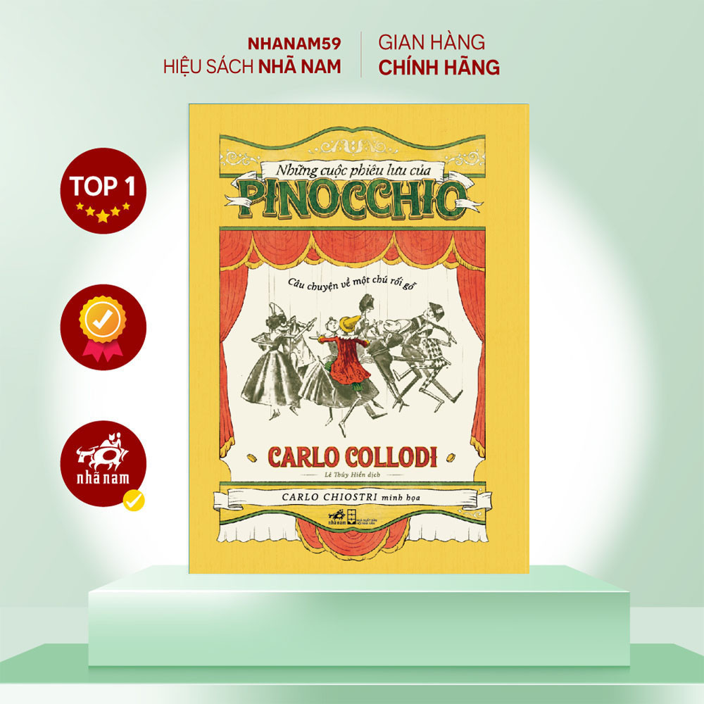 Book - The Adventures of Pinocchio (Carlo Collodi) (Nha Nam) | Shopee Philippines