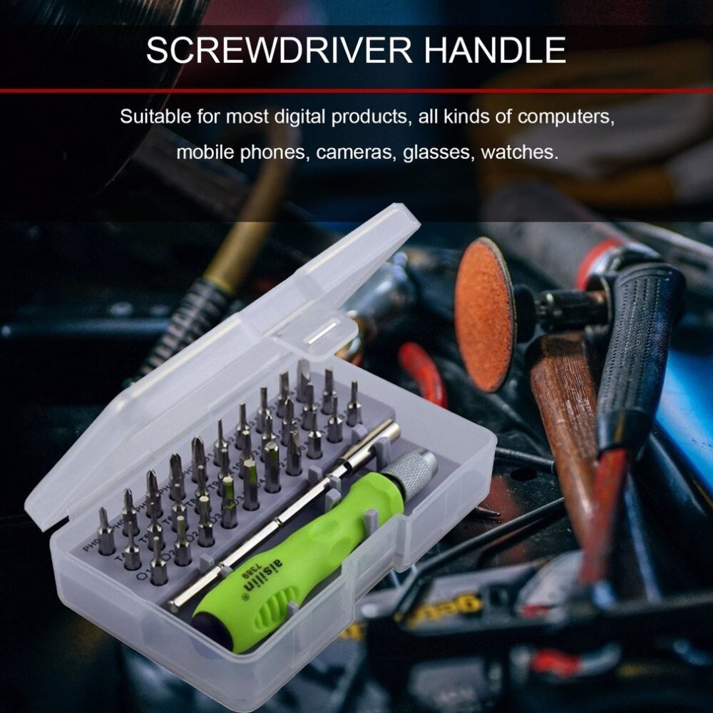 Mini 32 in 1 Precision Interchangeable Screwdriver Set with Multi-size ...
