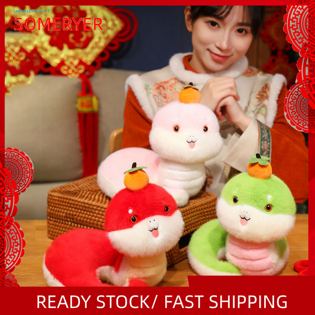 [yanyujiace] Snake Mascot Plush Doll Snake Soft Toy 2025 Year of the ...